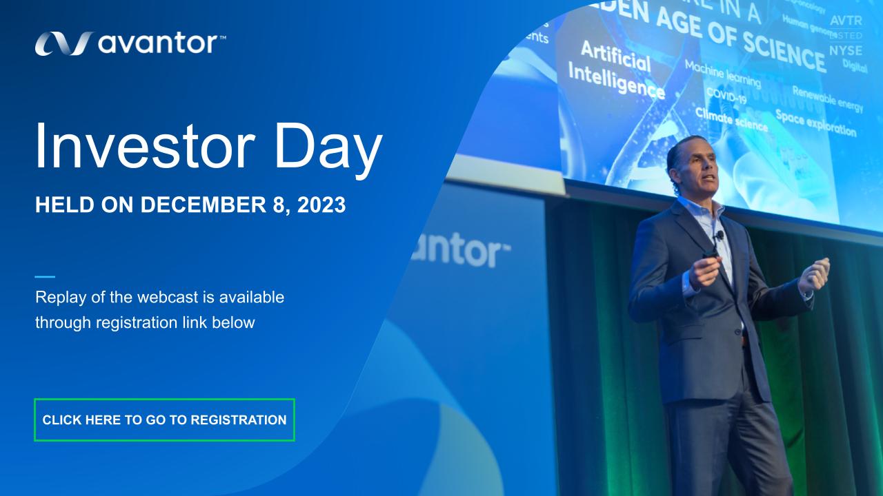Avantor, Inc. - Investor Relations